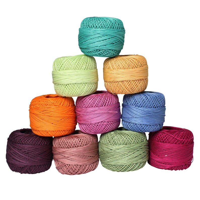 Cotton Crochet Thread Tatting Thread Mercerized Size 20 - Etsy