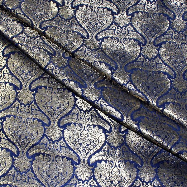 Satin Brocade Fabric - Etsy