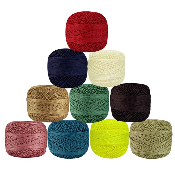 Cotton Tatting Crochet Thread Size 20 Mercerized Cotton - Etsy