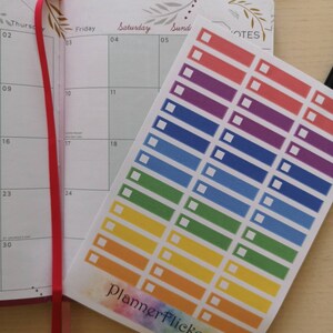 Colourful Checklist Planner Stickers Suitable for Most - Etsy
