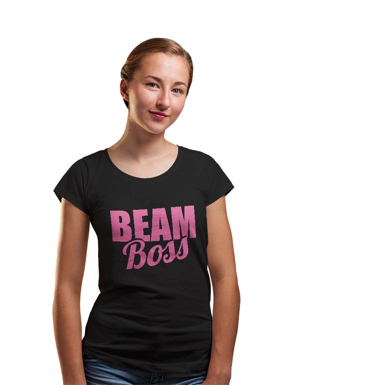 Girl Gymnastics Shirt Beam Boss Balance Beam Shirt Female Gymnast Shirt ...