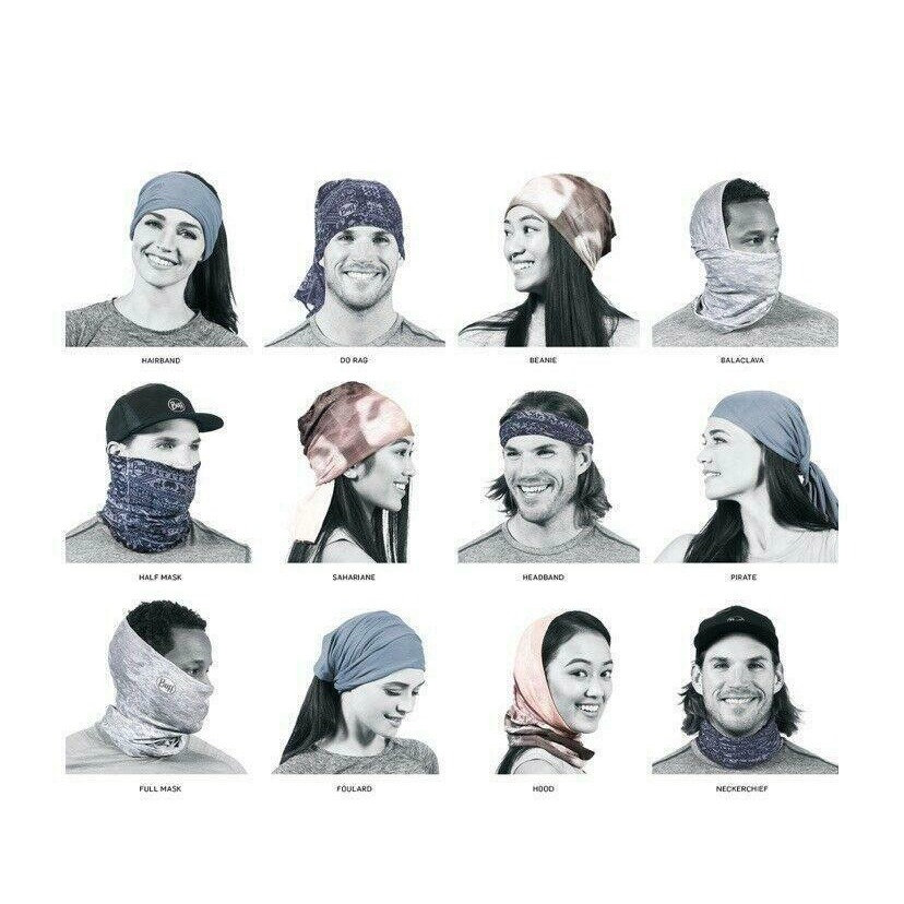 Buff Purple Floral Mask Headband Neck Gaiter Shield Face Sport - Etsy