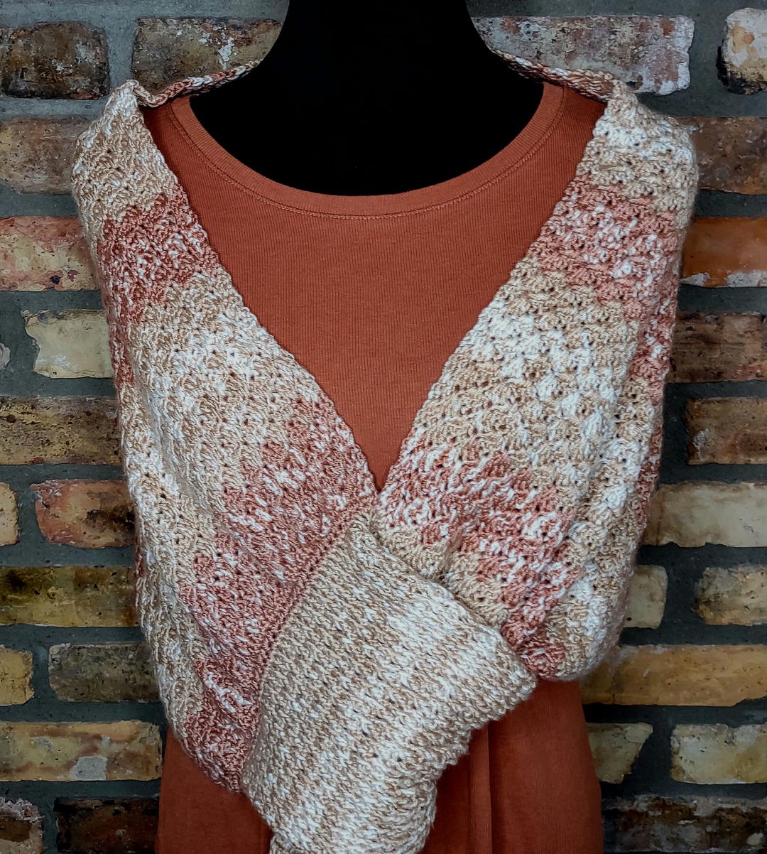 Alpine Stitch Tree Branch Stitch Cedar Creek Wrap Crochet Pattern - Etsy