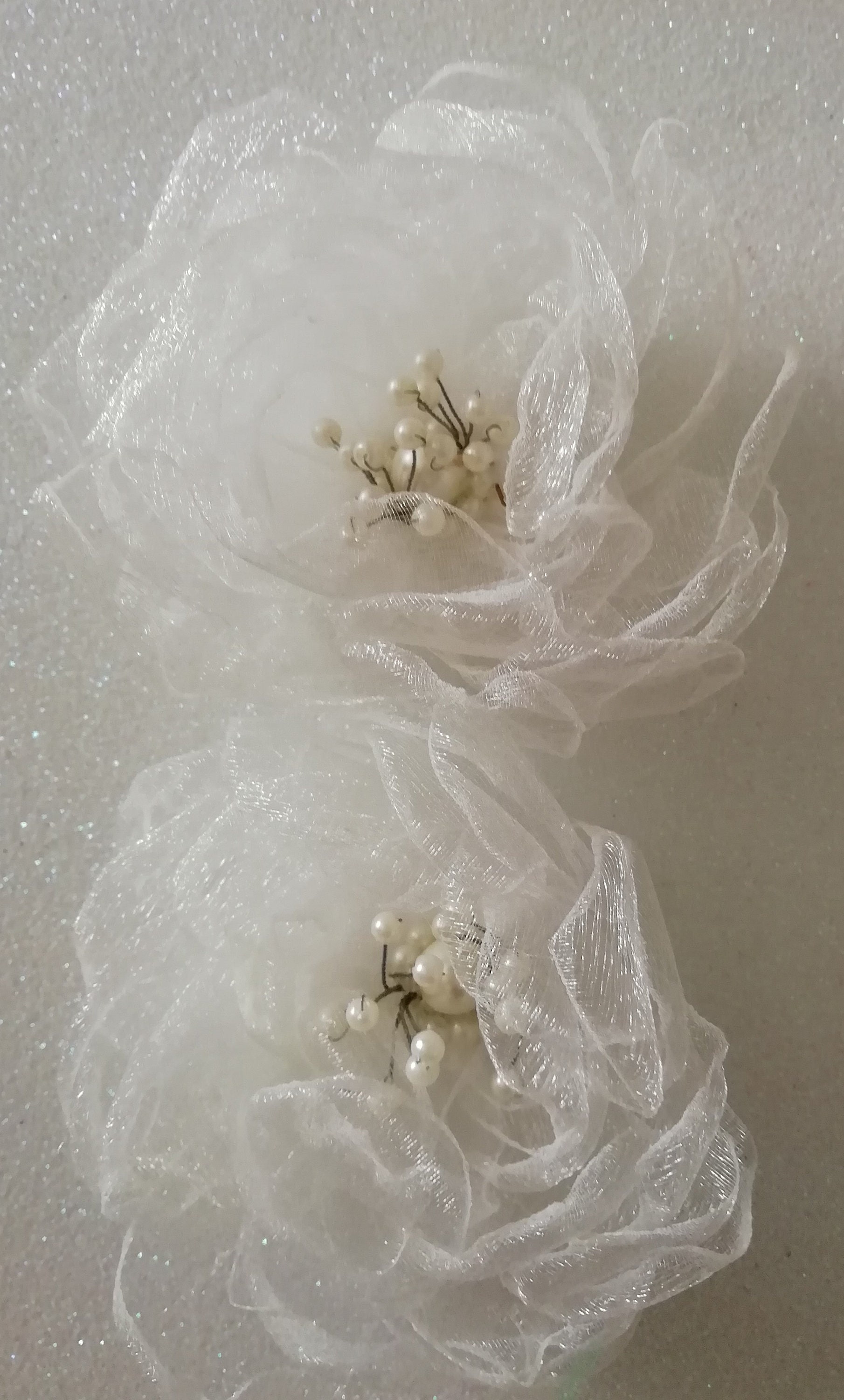 Organza Flowers - Etsy