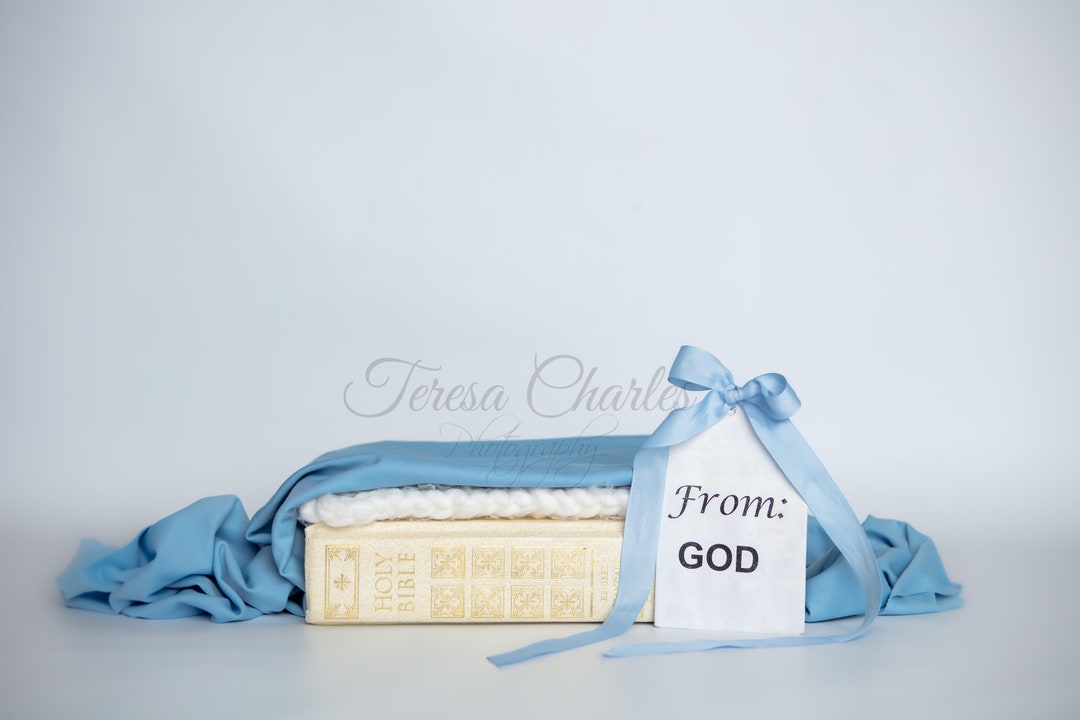 From God Bible Newborn Digital Backdrop Background Instant Download ...