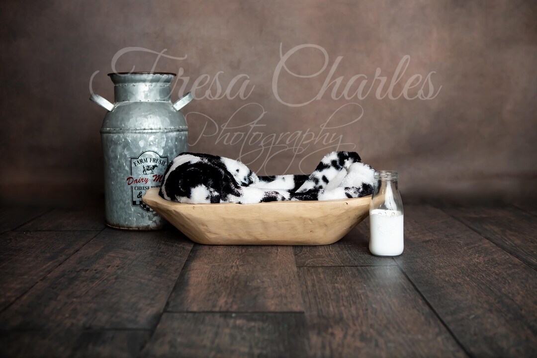 Cow Print Pattern Newborn Digital Backdrop Background Photography Print ...