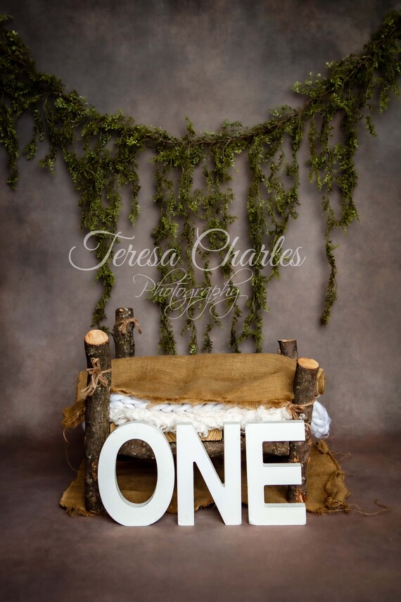 ONE First Birthday Boho Digital Backdrop Background Instant - Etsy