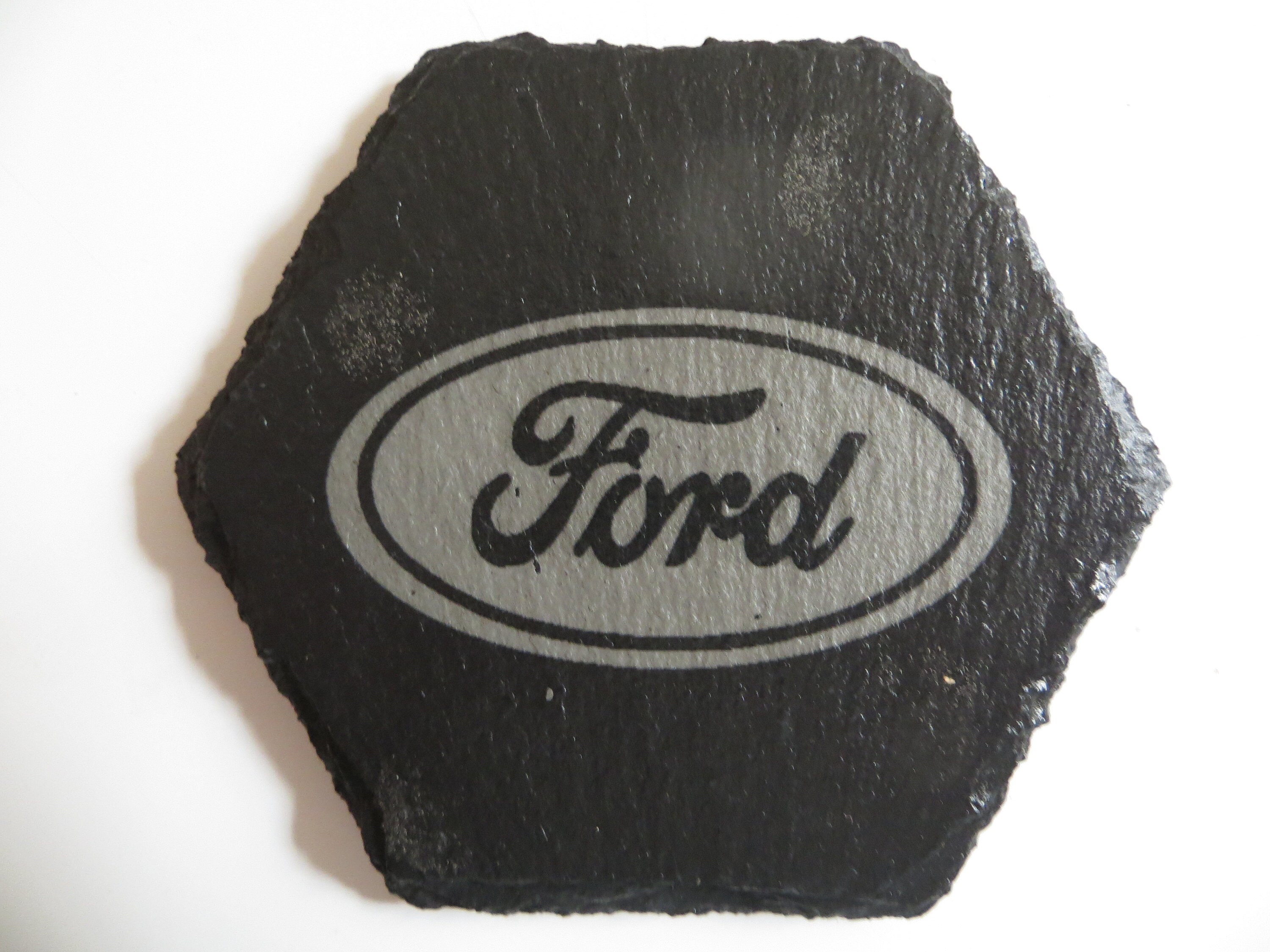 Ford Car Logo Coaster Ford Car Lovers Gift Natural Slate FOR | Etsy