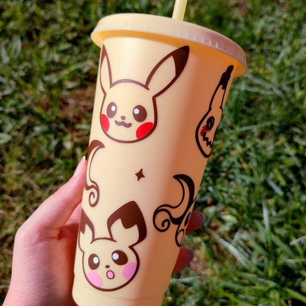 Pikachu Reusable Cup - Etsy