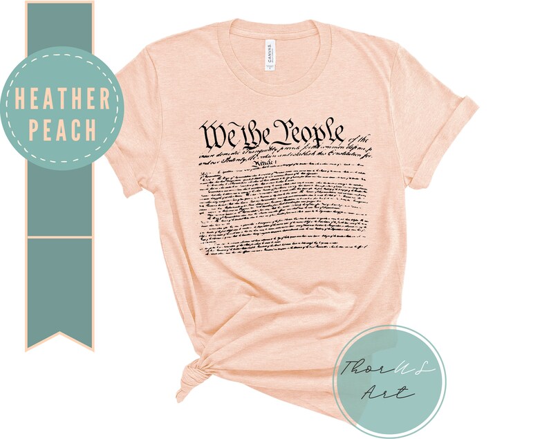 We The People Constitution Shirt We The People Womens Etsy