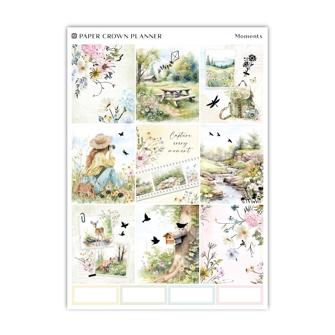 Moments Foiled Weekly Kit Paper Crown Planner Collab - Etsy