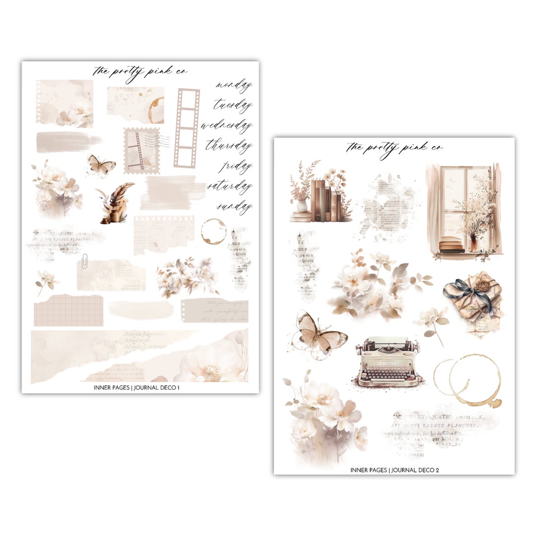 Inner Pages Journaling Kit - Etsy