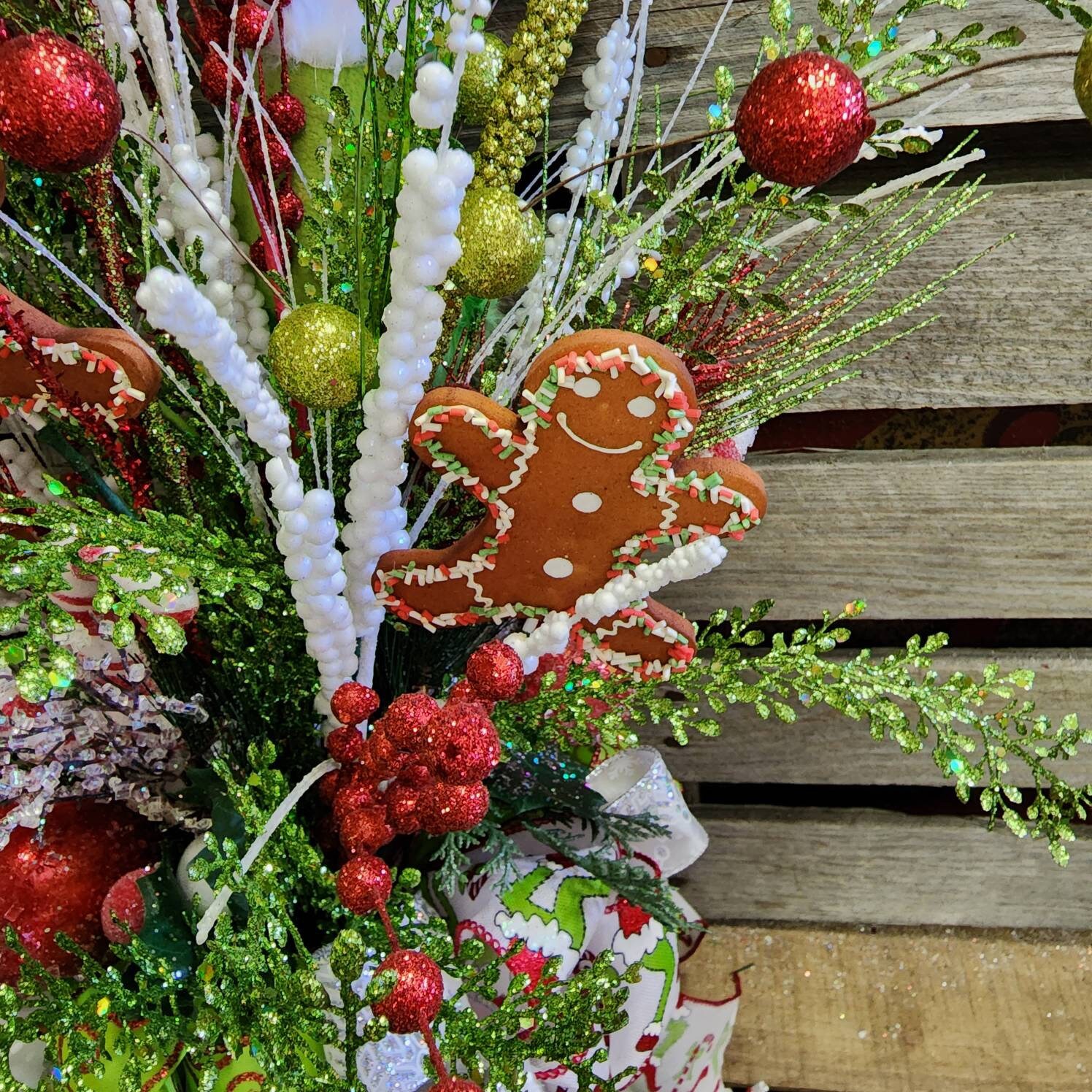 Green Monster Christmas Tree Topper Whimsical 360 Degree - Etsy