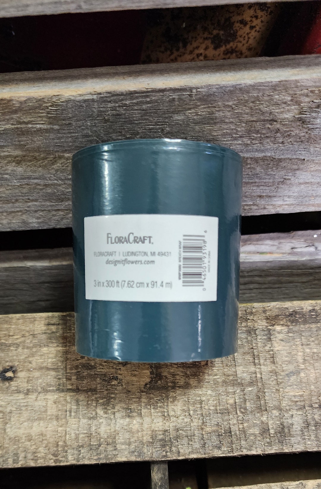 Floracraft 3" Wreath Wrap- Florist Supply - Plastic Wreath Wrap 300 Ft ...