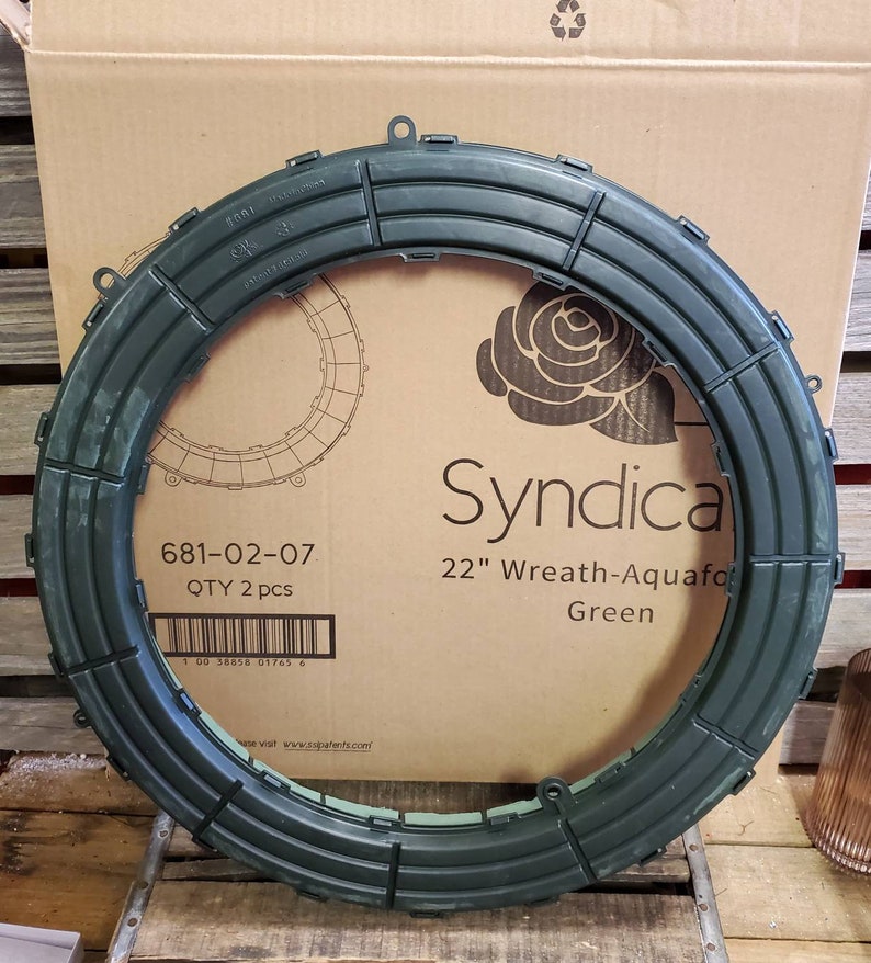 22 Oasis Wreath Fresh Flower Forms Set of 2 Floral | Etsy