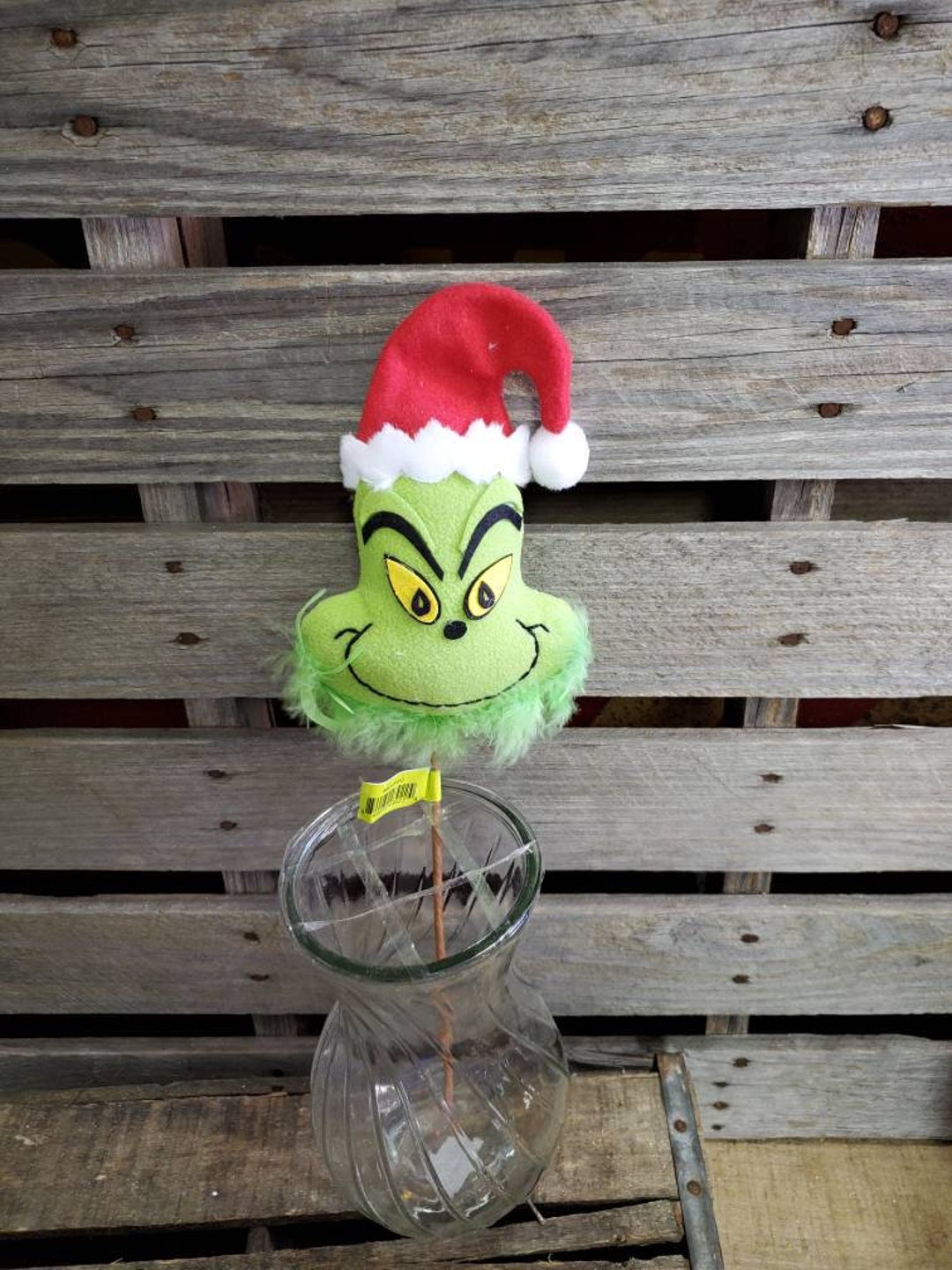 Green Monster Christmas Pick ~ Winter Decoration Supplies ~ Monster ...