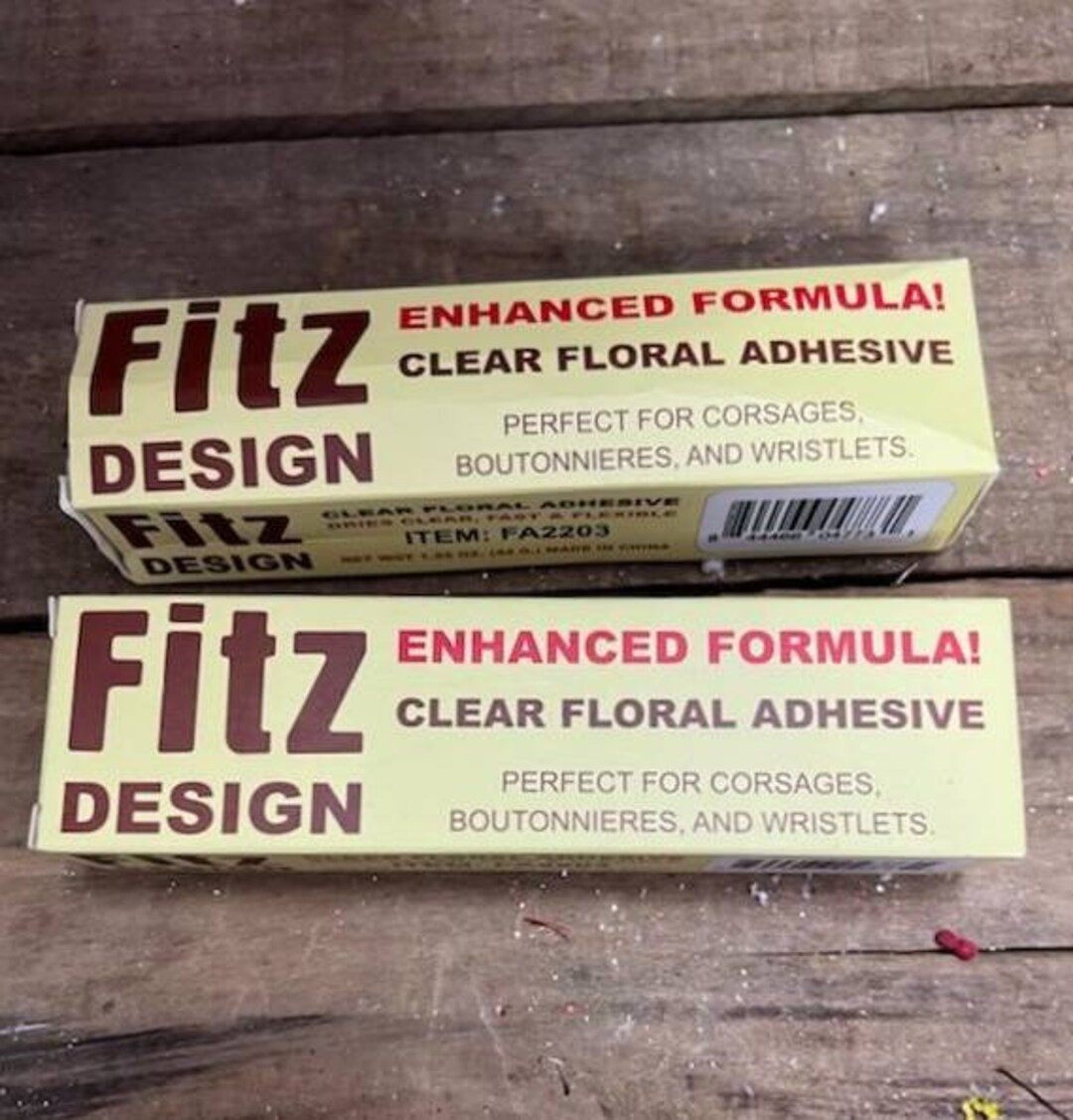 Floral Adhesive 2 Pack Fitz Design Florist Supplies Tools Glue Set of 2 ...