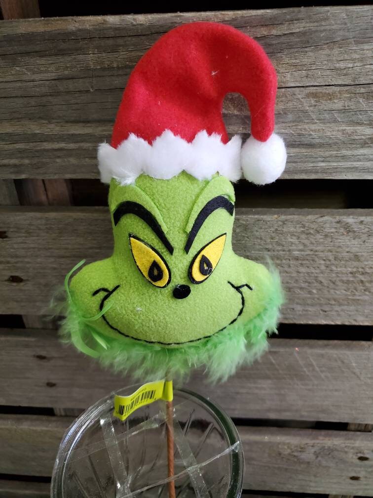 Green Monster Christmas Pick ~ Winter Decoration Supplies ~ Monster ...