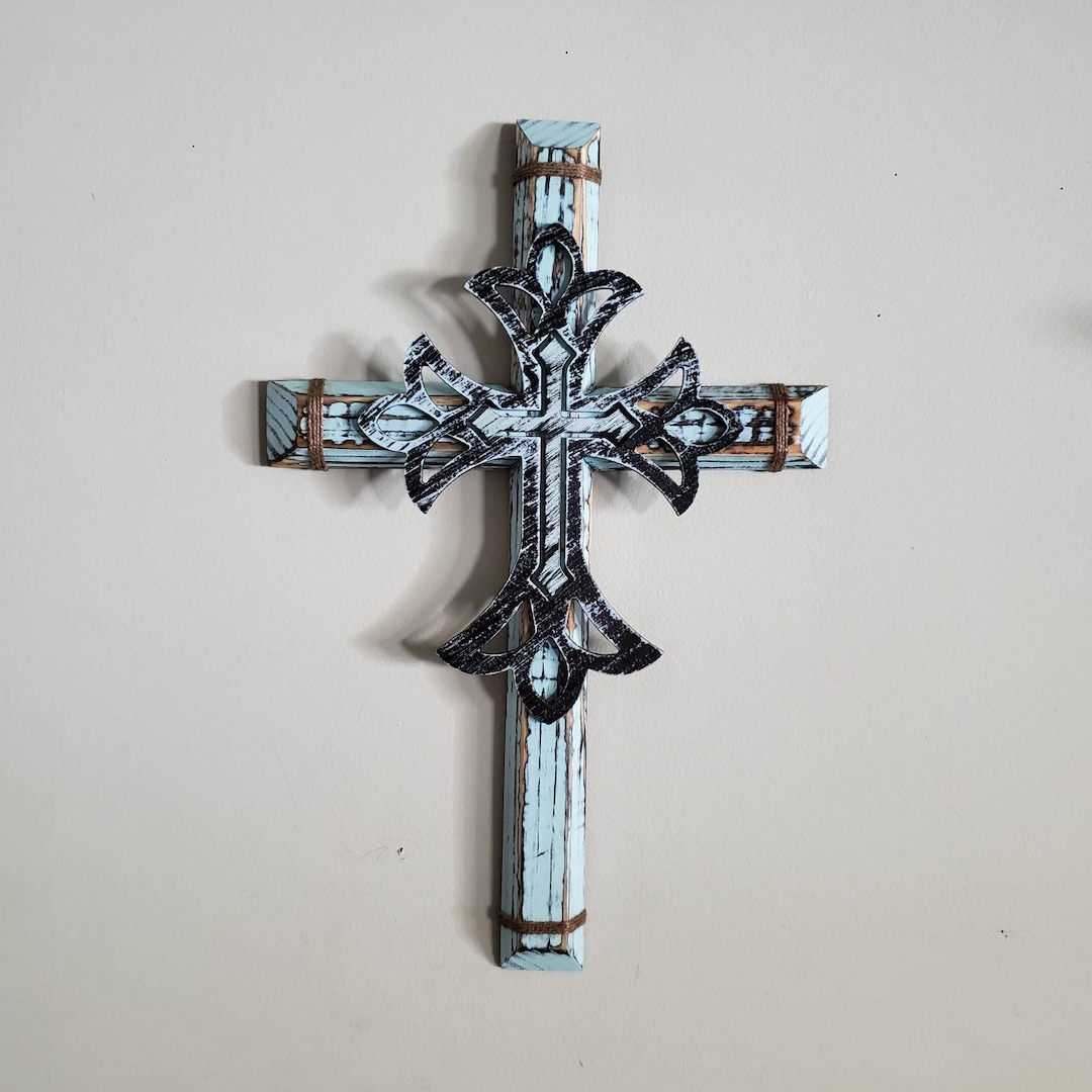 Wooden Handmade Decorative Cross~wreath Supplies - Etsy