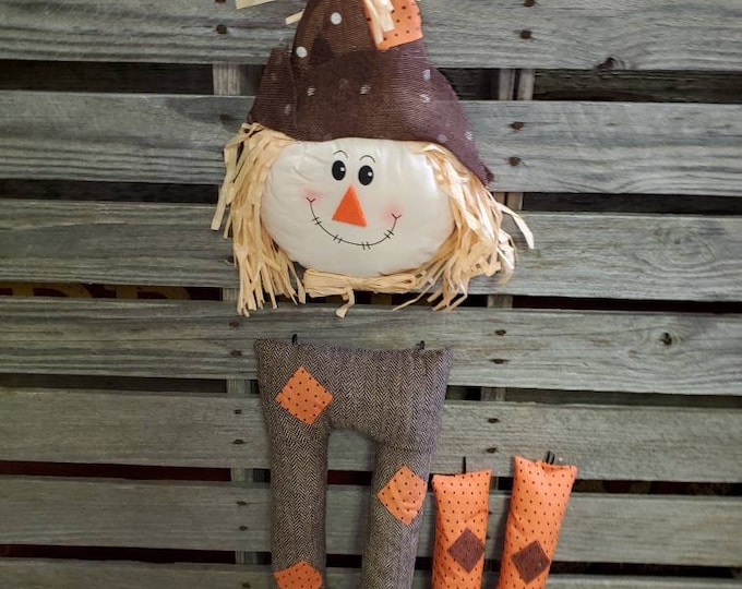 Scarecrow Wreath Attachment, Fall Wreath Attachment - Etsy