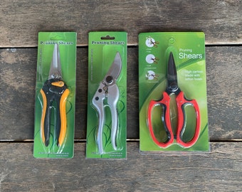 Pruning Shears Florist Scissors Cuts Wired Ribbon and Fresh Flowers Trim Snip Plants Etsy