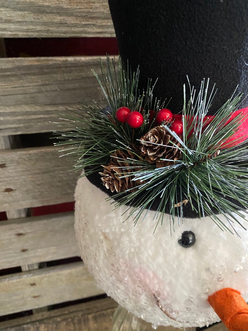 Tree Topper Snowman Head - Etsy