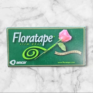 Stem Tape 1 Box (12 Rolls) Floratape Stem Wrap - 1/2"x 30yds per Roll ...