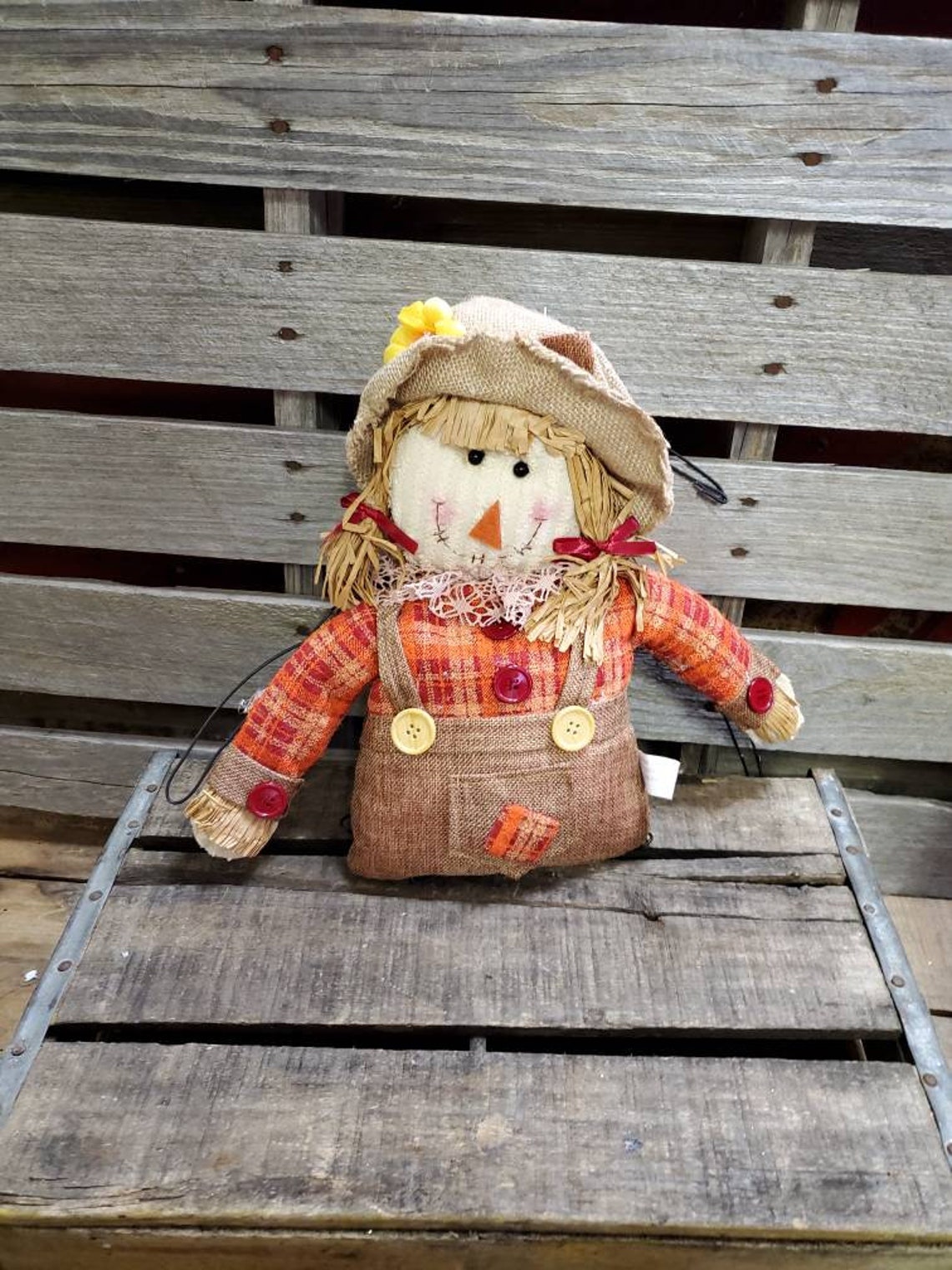 Scarecrow Wreath Attachment Fall Wreath Attachment - Etsy