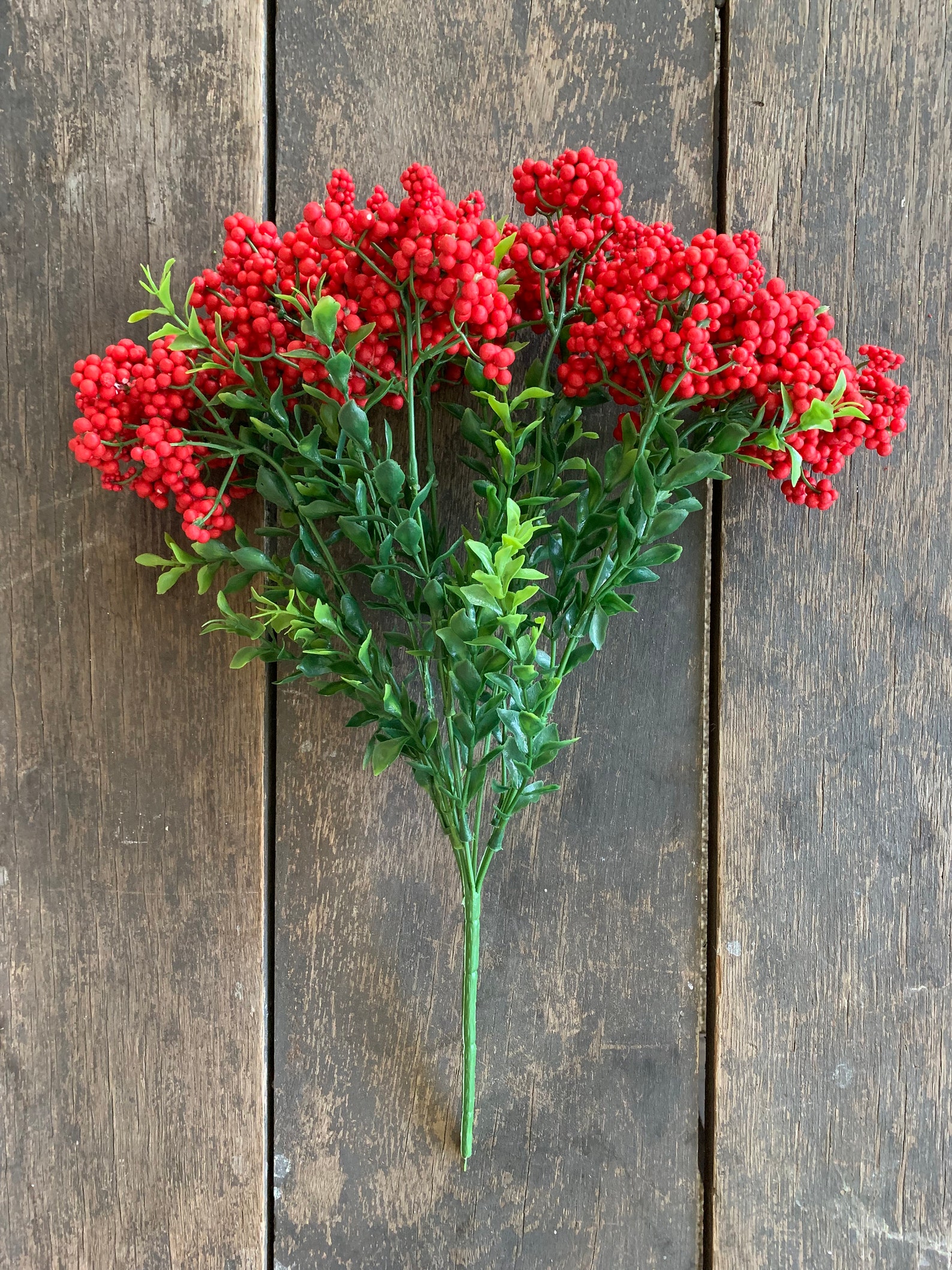 16 Red Styrofoam Berry Bush X7 Artificial Christmas - Etsy