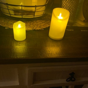 LED Flameless Candle With Swing Flame. - Etsy
