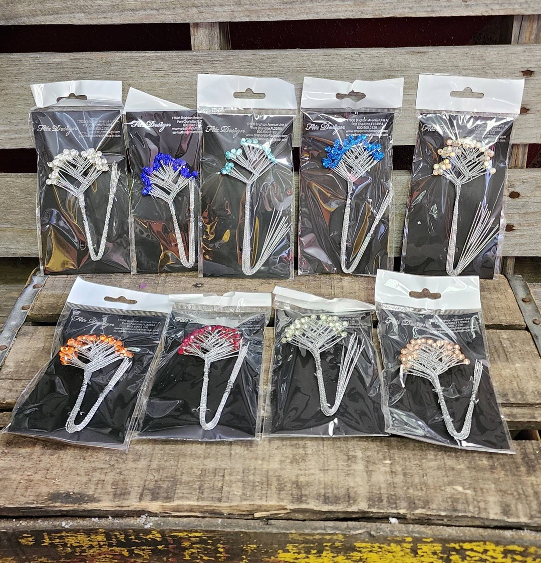 12 Stems Crystal Rhinestone Sprays Jewel Stone Diamond - Etsy