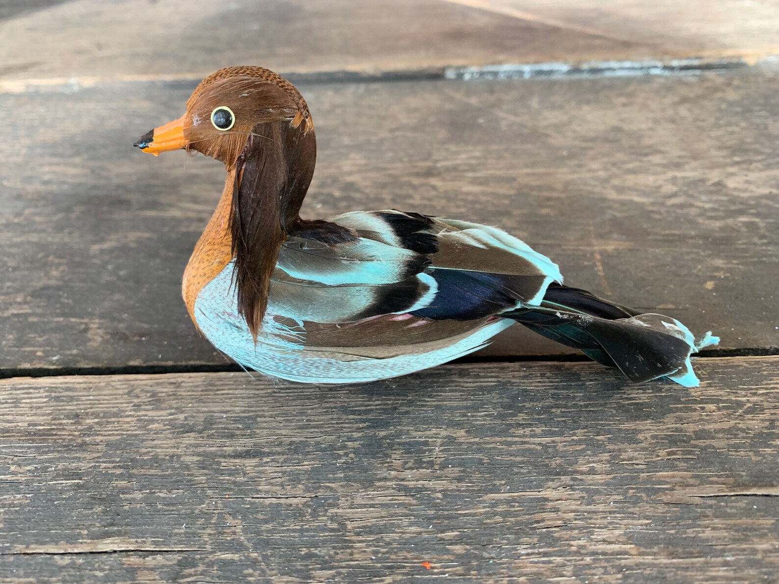 7.5 Artificial Duck Pick Woodland Decorations Faux - Etsy Italia