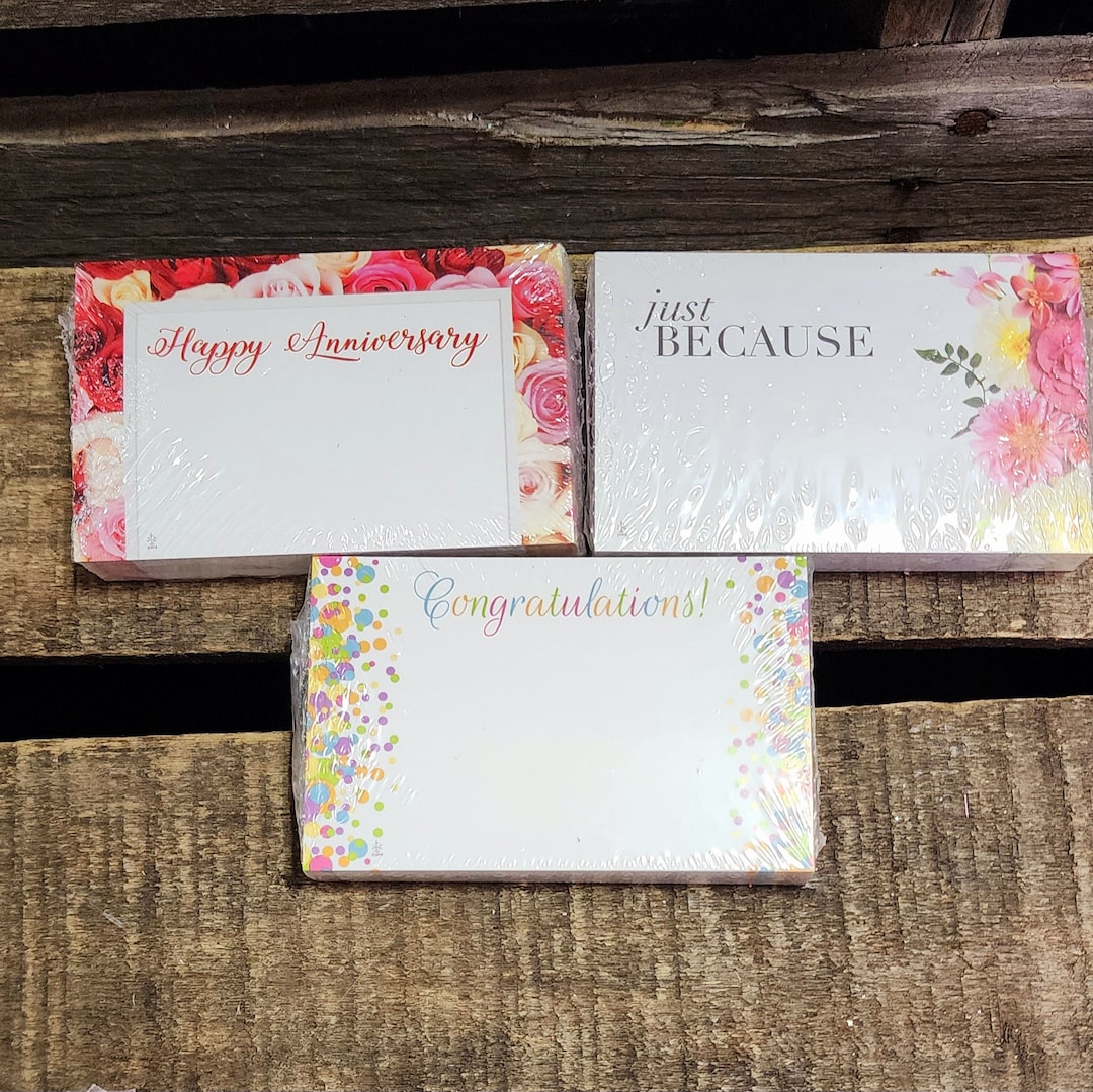 Florist Congrats Enclosure Cards Pack 50 - Florist Cards - Etsy