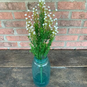 19" Plastic Gyp Bush - Purple Lavender White - Artificial Fake Baby's ...