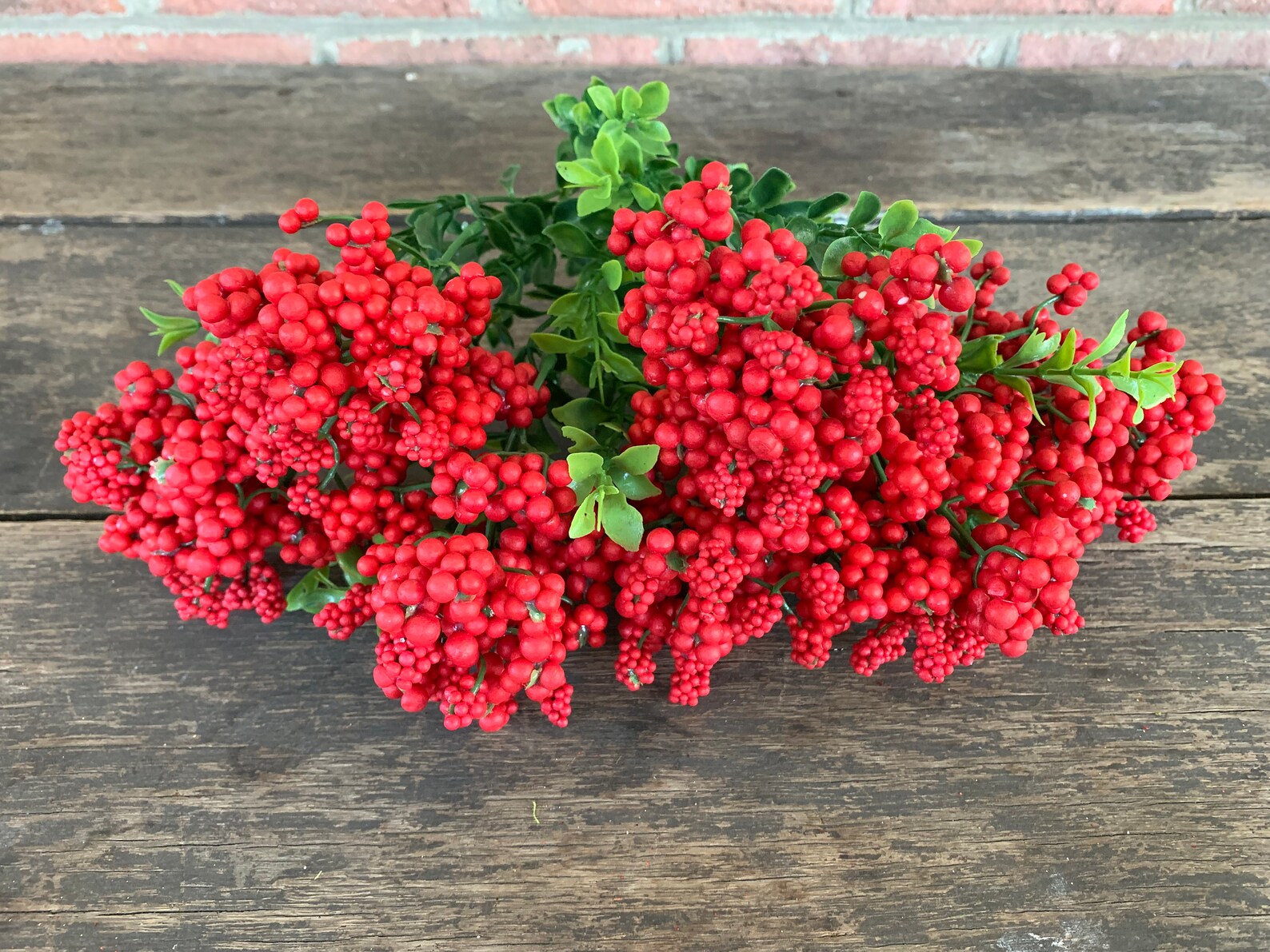 16 Red Styrofoam Berry Bush X7 Artificial Christmas - Etsy