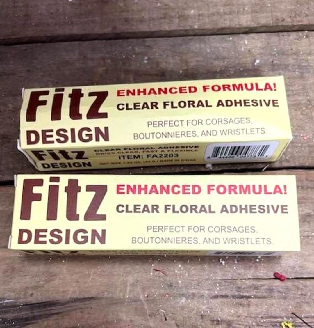 Floral Adhesive 2 Pack- Fitz Design Florist Supplies Tools Glue Set of ...