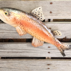 15.5" Artificial Trout - Lake Fish Theme Wreath Party Decor Decorations ...