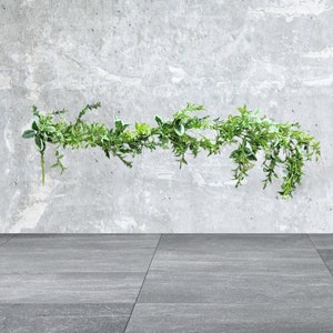 48" Spring Mixed Greenery Garland ~ Artificial Wedding Decor Garlands ...