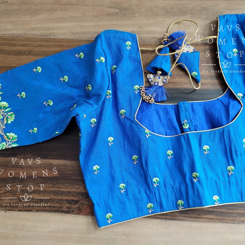 Cutwork Silk Blouse - Etsy