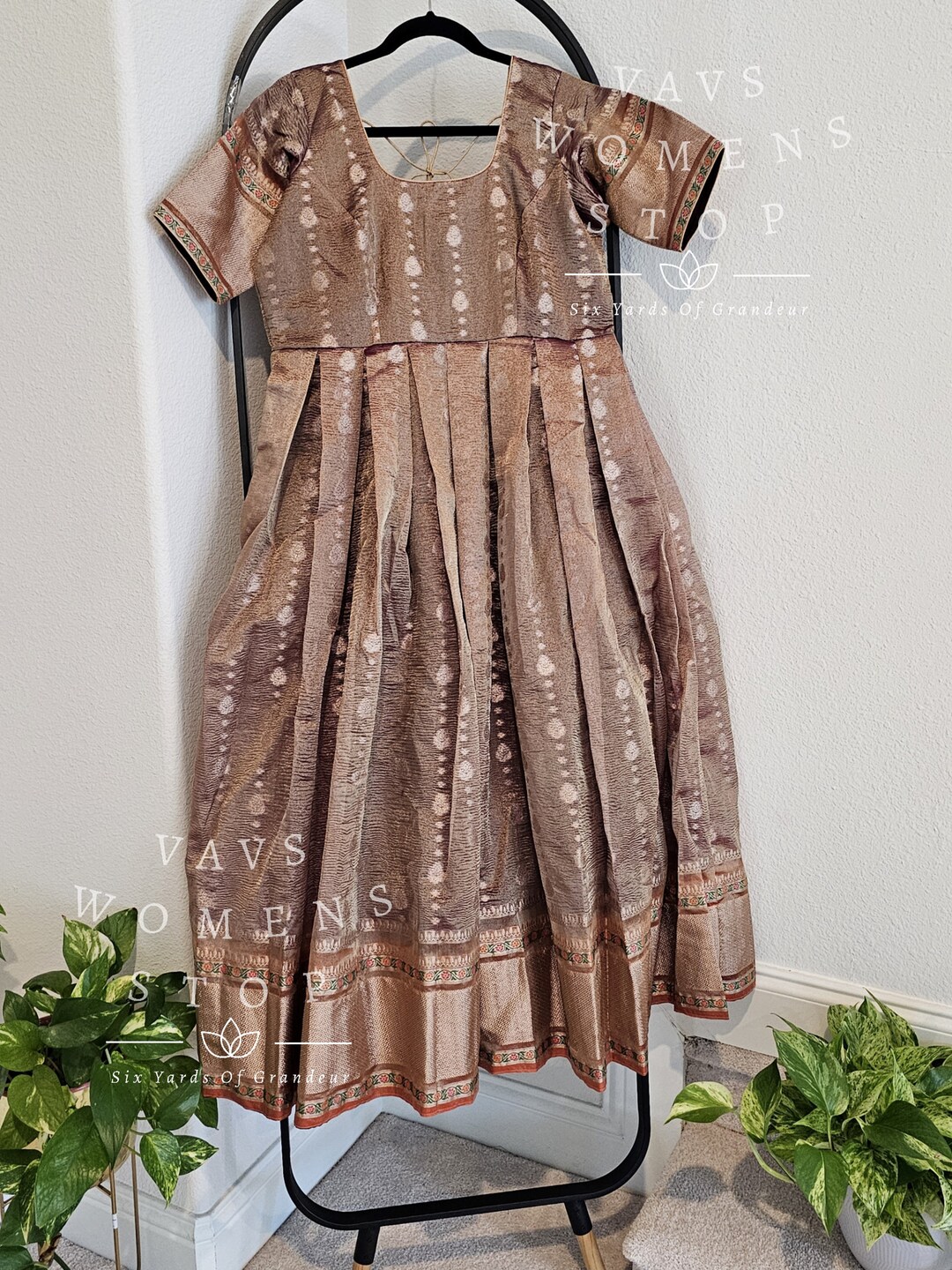 Crush Tissue Long Frock/gown Size XL! Ready to Ship From Texas, USA ...