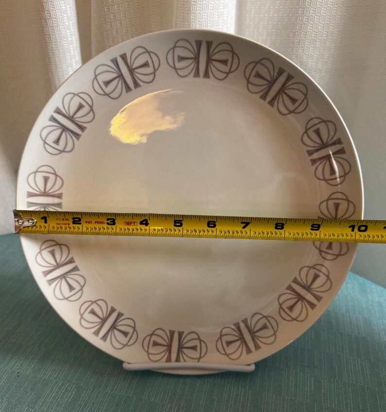 VTG Franciscan “merry Go Round” Whitestone, Gray and Mauve on a off ...