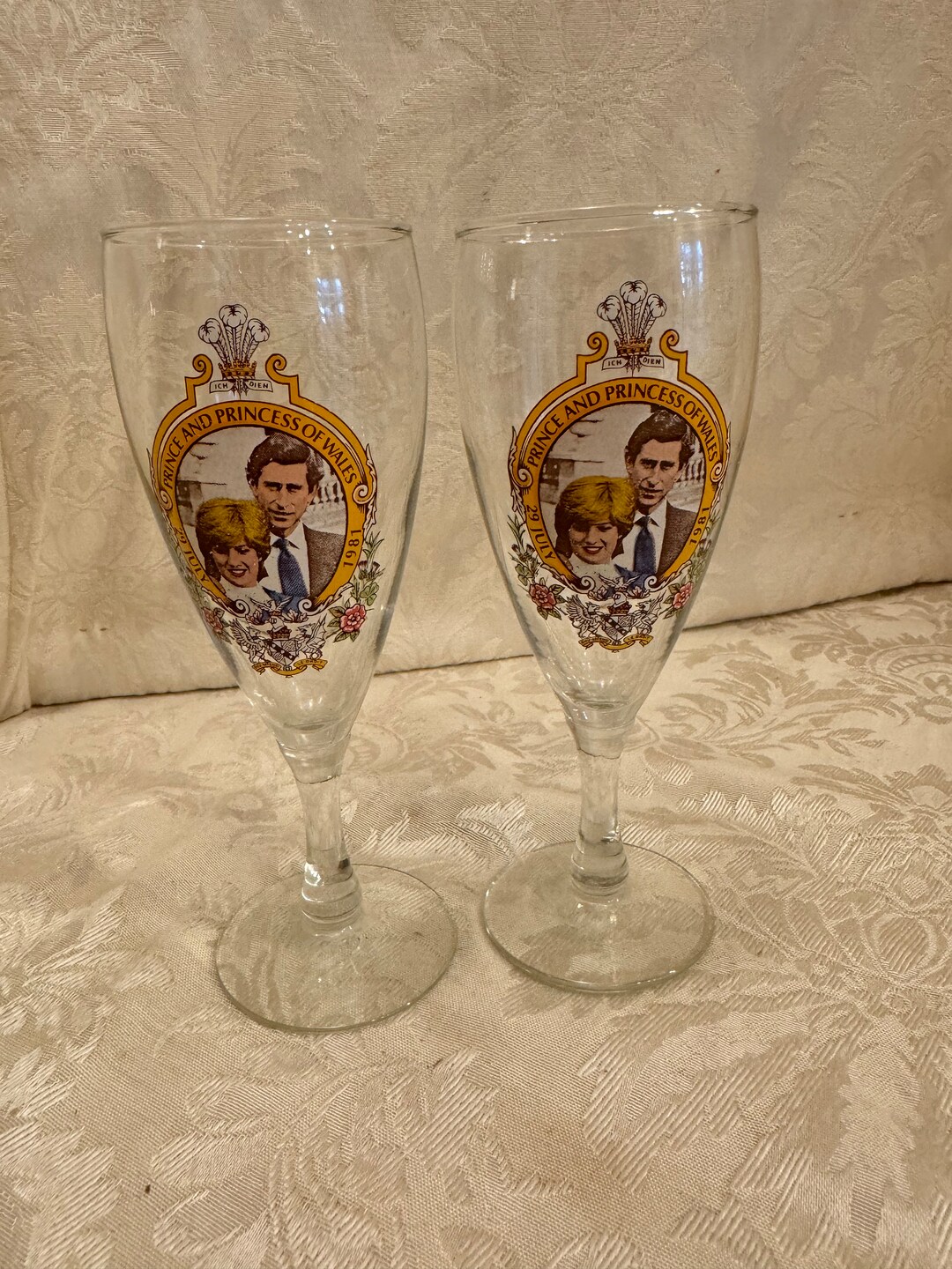 VTG Princess Diana and Prince Charles Commemorative Wedding Champagne ...