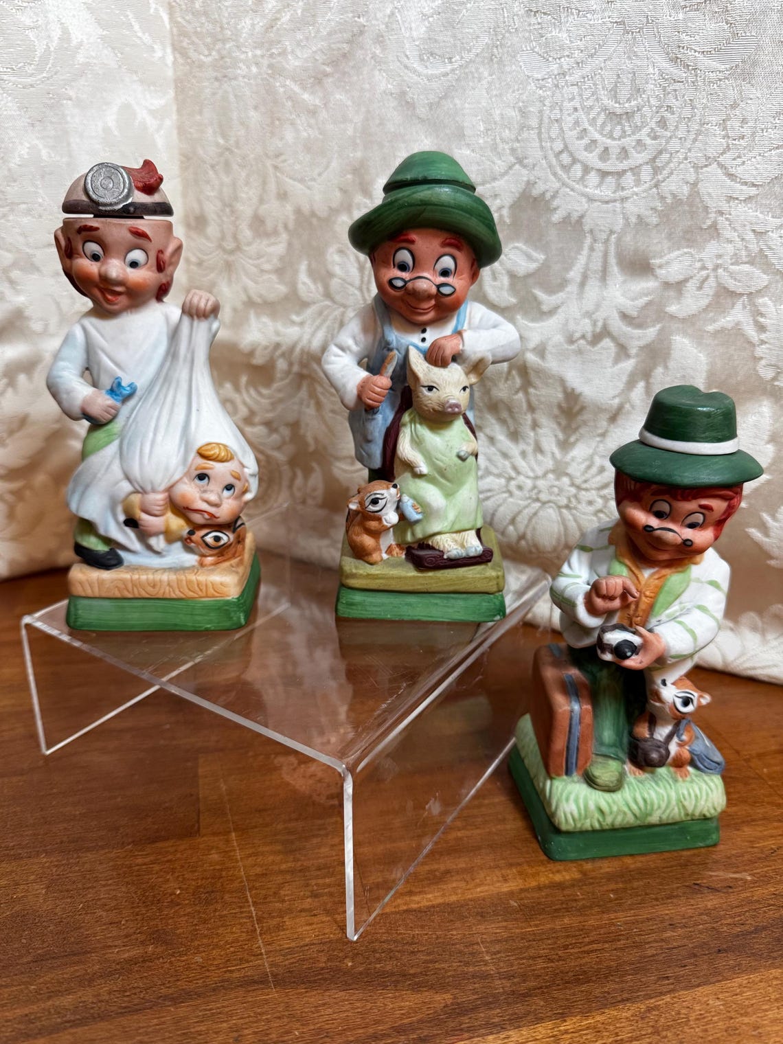 1980’s Hoffman Distillery "mr. Lucky" Series Decanters, Mr. Tourist, Mr ...