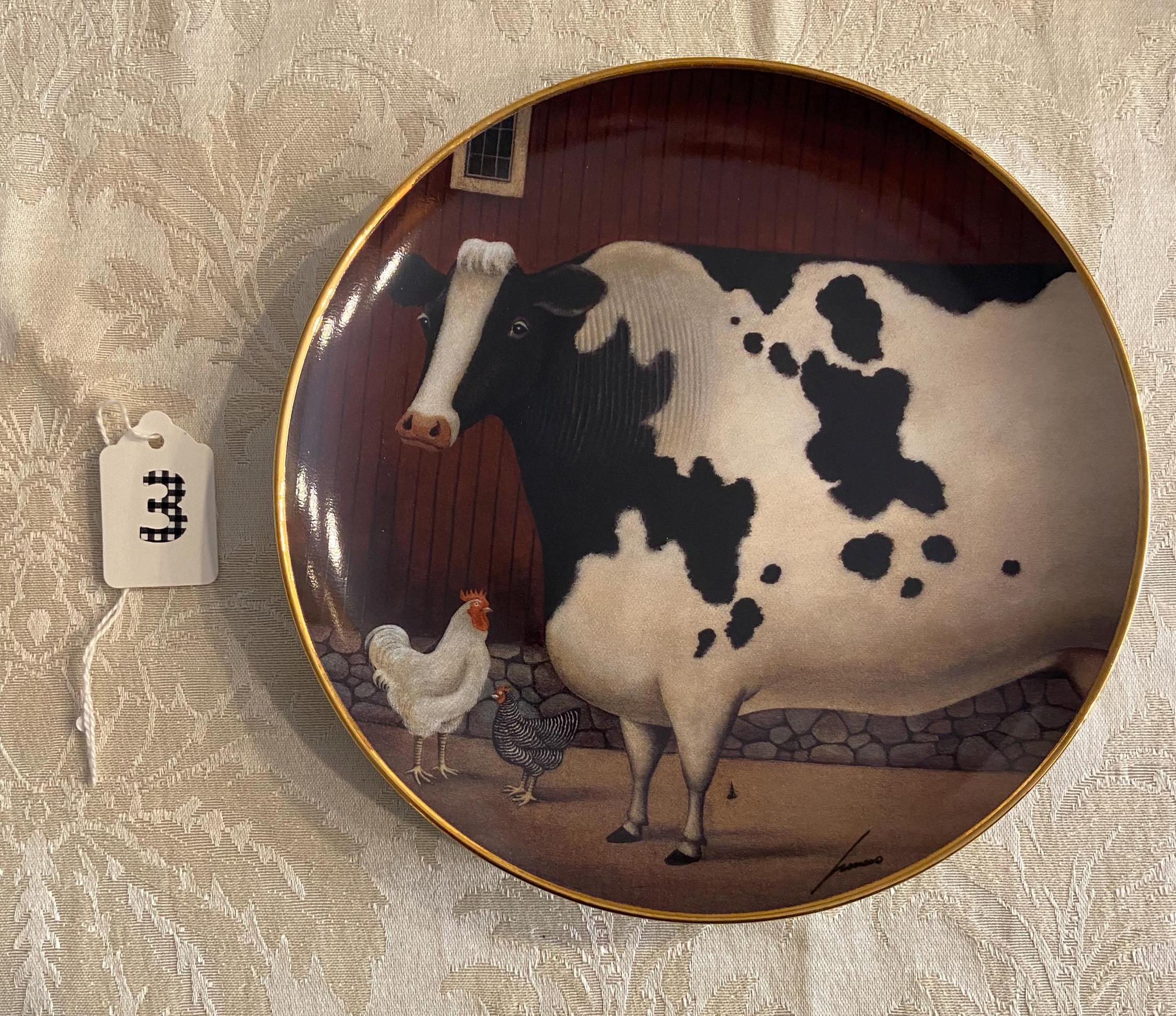 VTG Fine Porcelain Collectible Plates “the American Folk Art Collection ...