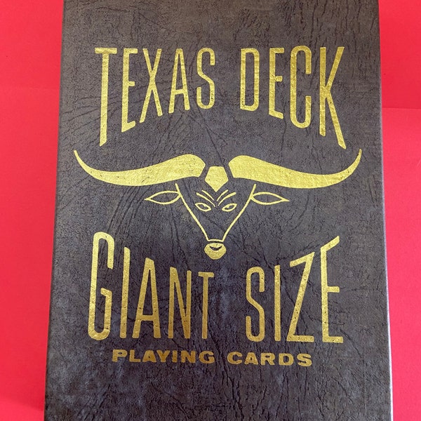 Texas Deck of Cards - Etsy