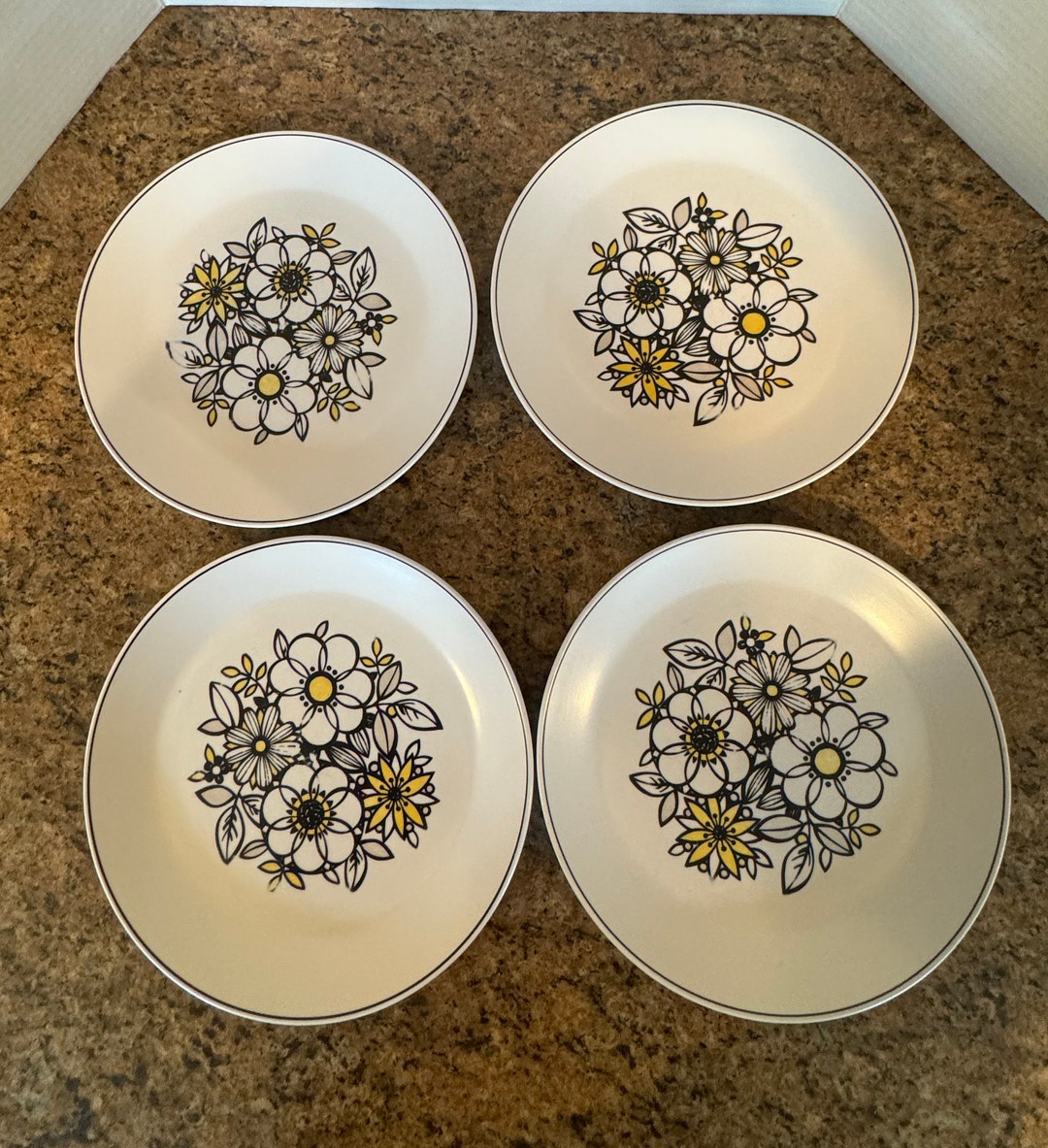 VTG 1970s Noritake Progression China “tressa” 10 1/4” Dinner Plates ...