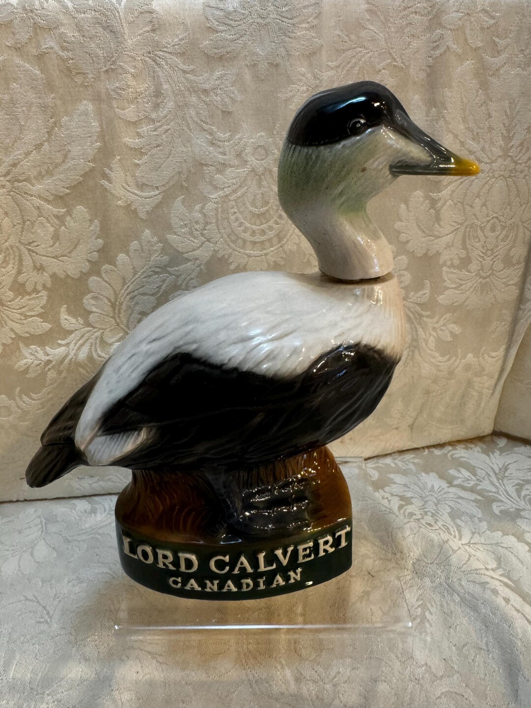 1980 “the Common Eider Duck” Lord Calvert Whiskey Decanter, 4th in ...