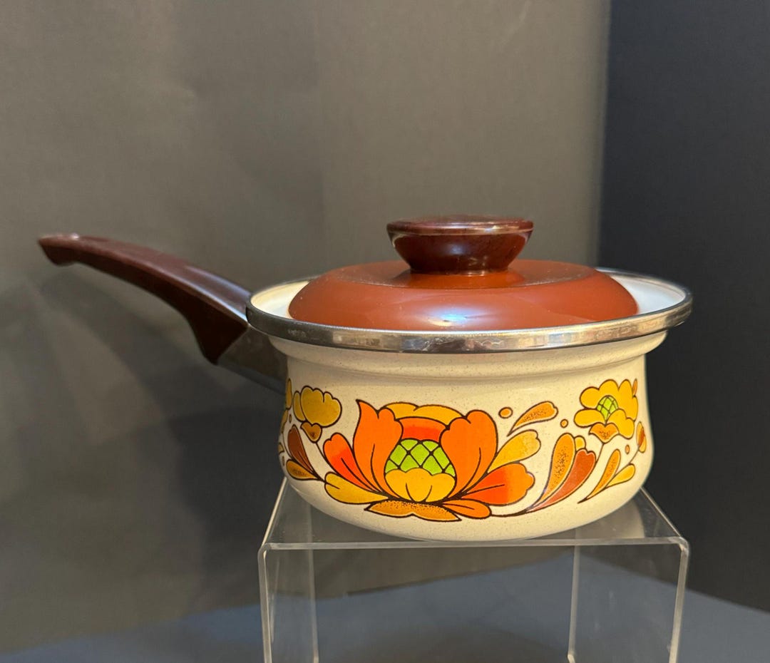 70’s Country Flowers, Sanko Ware, Made in Japan Porcelain Enameled ...