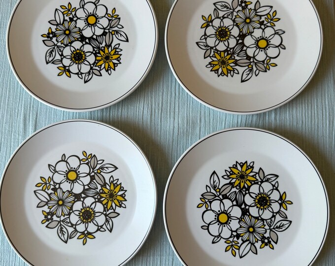VTG 1970s Noritake Progression China “tressa” 6 3/8” Bread and Butter ...