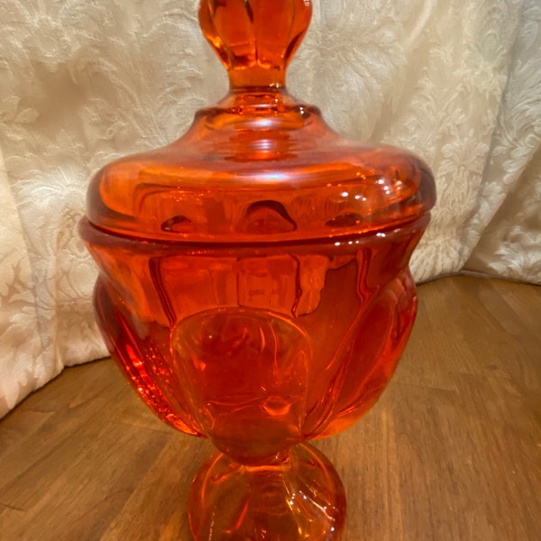 Viking Persimmon Candy Dish - Etsy